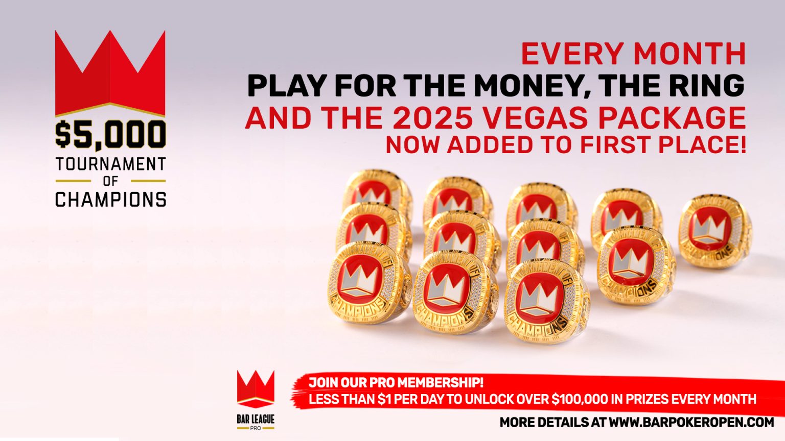 Bar Poker Open » *THE NEW* Tournament of Champions – Starts 12/1/24